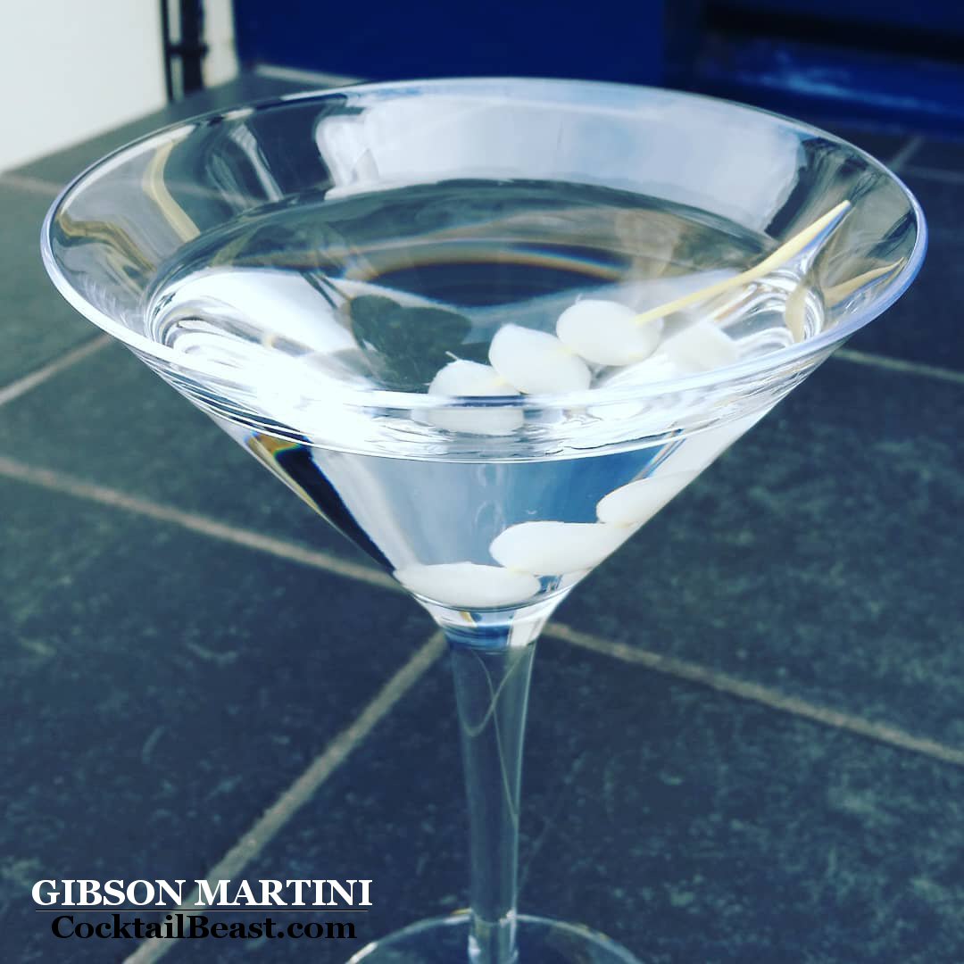 Gibson Martini - Cocktail Beast